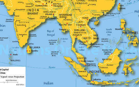 Welke landen liggen in zuid oost azië by bram van hoof on Prezi