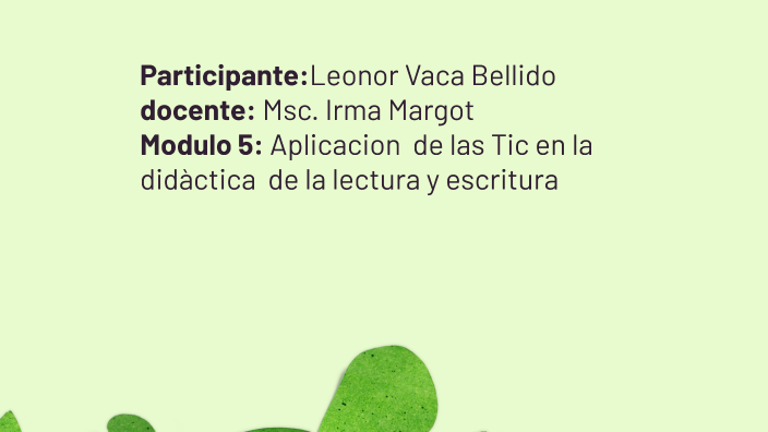 SOFTWARE EDUCATIVO PARA APRENDER A LEER by Leonor Vaca on Prezi
