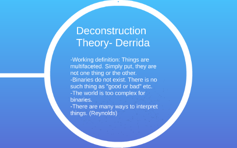 Ashbery and Deconstructionist Literary Theory by conor cannon on Prezi