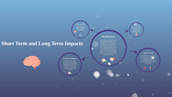Short Term and Long Term Impacts by Maria Chace