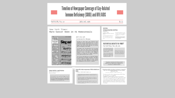 Timeline of GRID and HIV/AIDS by Anna Duncan on Prezi