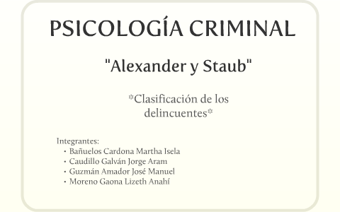"Alexander y Staub" by Lizeth Anahi on Prezi