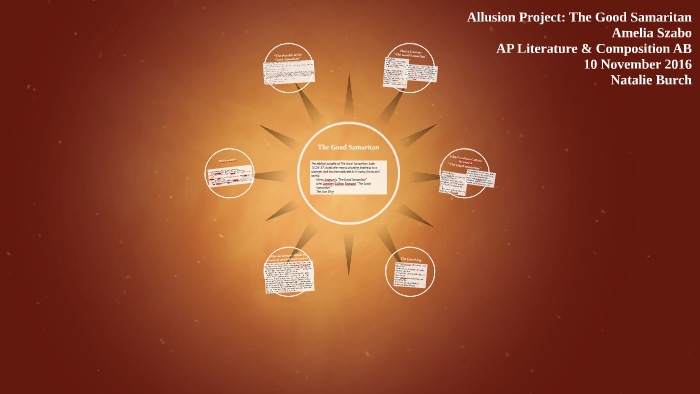 Allusion Project: The Good Samaritan by Amelia Szabo on Prezi