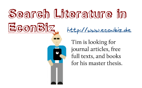 EconBiz - Search Information in Business and Economics by Tamara Pianos ...