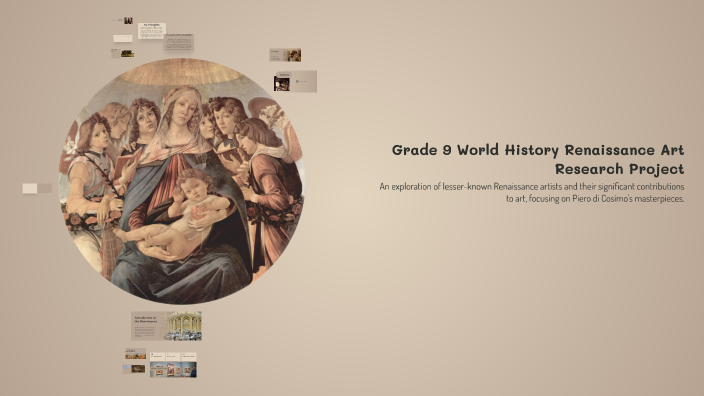 Grade 9 World History Renaissance Art Research Project by janeliz ...
