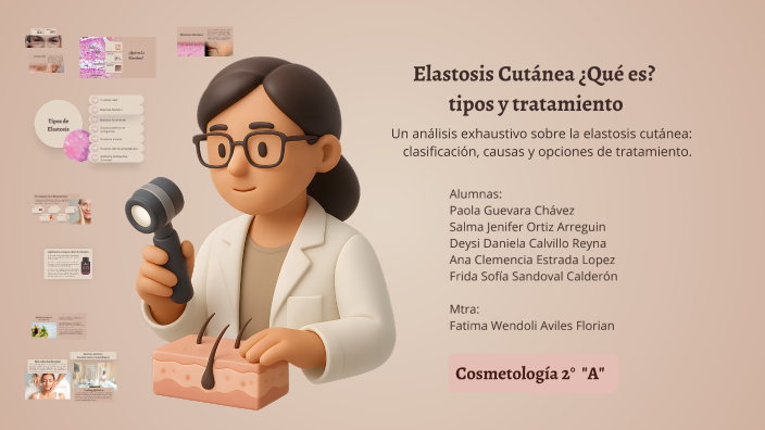 Elastosis: ¿Qué es? Tipos y Tratamiento de la Elastosis Solar by on Prezi