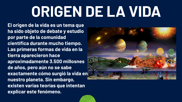 EL ORIGEN DE LA VIDA by Klever Kayuk on Prezi