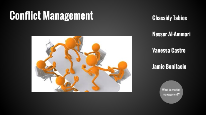 Conflict Management by Jamie Bonifacio on Prezi