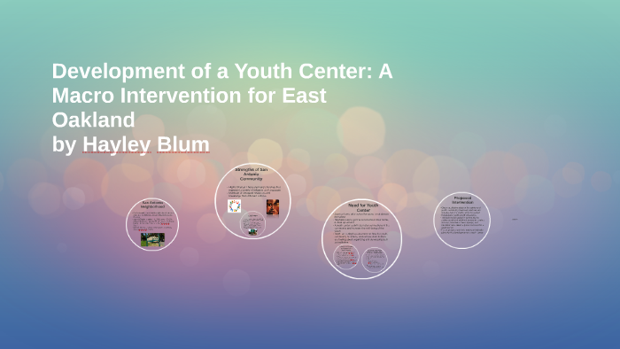 Development of Youth Centers: A Macro Intervention for East by Hayley ...