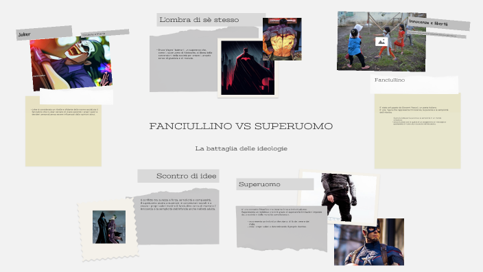 FANCIULLINO VS SUPERUOMO by Awa Sarr on Prezi