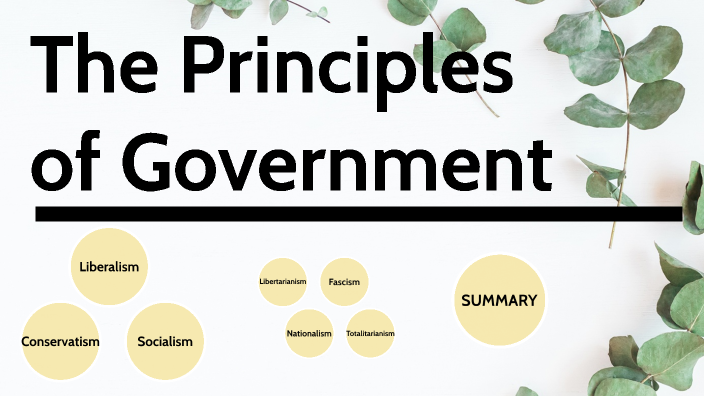 The Principles of Government by Simone Kenchington on Prezi