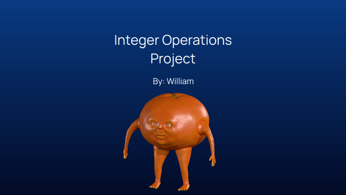 Integer operations project by William Tuddenham on Prezi