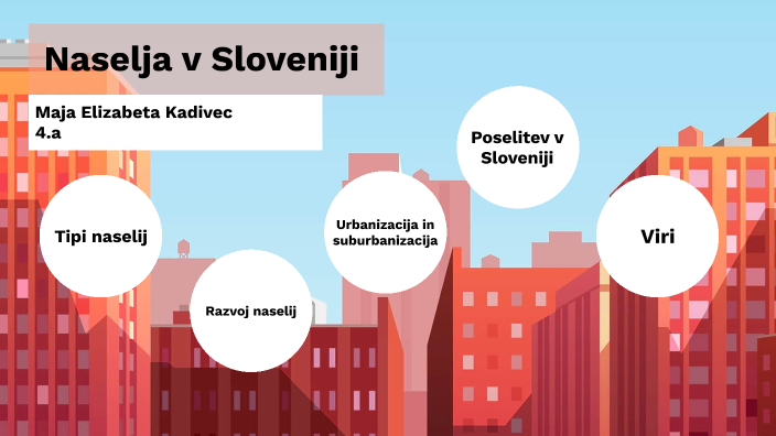 Naselja v Sloveniji by Maja Elizabeta Kadivec on Prezi
