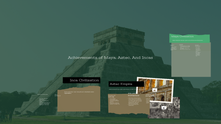 Achievements of Maya, Aztec, and Incas by Frank Ellersick on Prezi