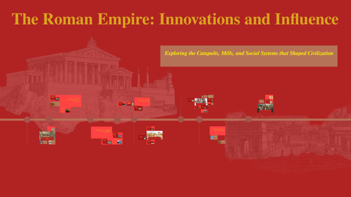 The Roman Empire: Innovations and Influence by Thael Mariana de la Hoz ...