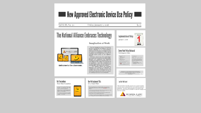 New Approved Electronic Device Use Policy by Deborah Crowder on Prezi
