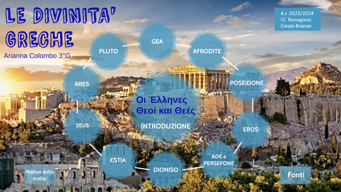 Le divinità greche by Arianna Colombo on Prezi