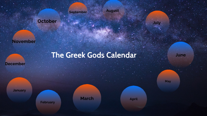 The Greek Gods Calendar by 37634 student on Prezi