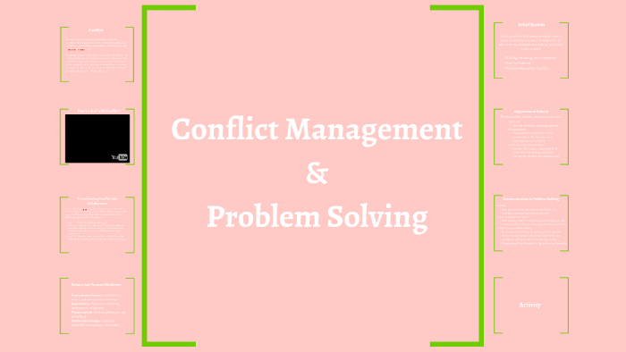 Conflict Management & Problem Solving by Angie Sanchez on Prezi