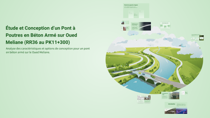 Étude et Conception d’un Pont à Poutres en Béton Armé sur Oued Meliane ...