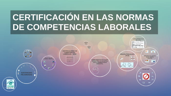 CERTIFICACIÓN EN LA NORMA DE COMPETENCIAS LABORALES by Guacimo Eagelviz on Prezi