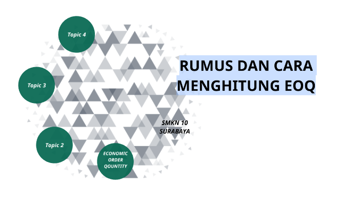 RUMUS DAN CARA MENGHITUNG EOQ by Ludhi Juliono on Prezi
