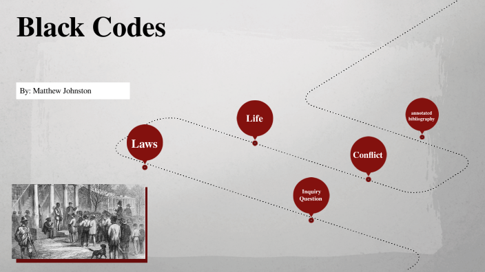 Black Codes - Inquiry Research by Matthew Johnston on Prezi