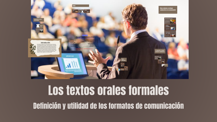 Los textos orales formales by Darling Fermin on Prezi