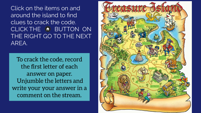 Week 1 Crack the Code - Treasure Map by Bronte Savage on Prezi