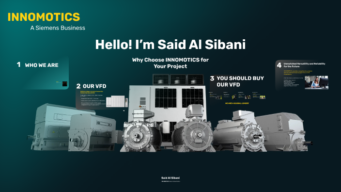 Sales Pitch for INNOMOTICS VFDs by SAS on Prezi