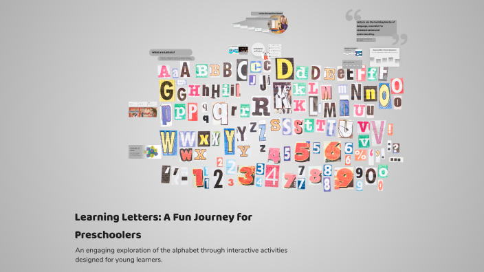 Learning Letters: A Fun Journey for Preschoolers by Kristie Ziegler on ...