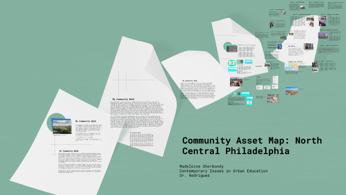 Community Asset Map: North Central Philadelphia by Madeleine Sherbondy ...
