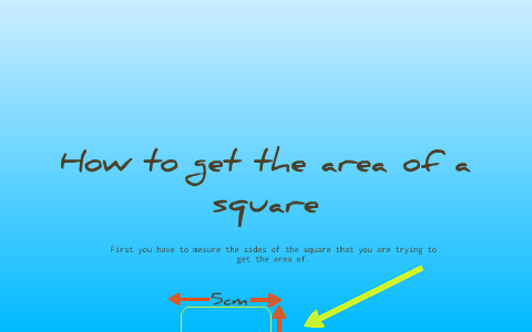 how to get the area of a square by daniel claridge on Prezi