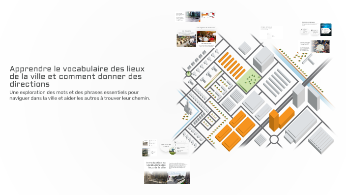 Apprendre le vocabulaire des lieux de la ville et comment donner des ...