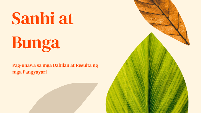 Sanhi at Bunga by [NTC-S] Maravania Astrera on Prezi