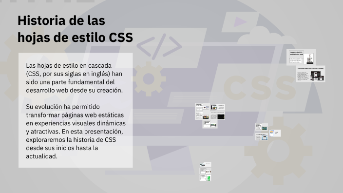 Historia de las hojas de estilo CSS by Alejandro Guzmán López on Prezi