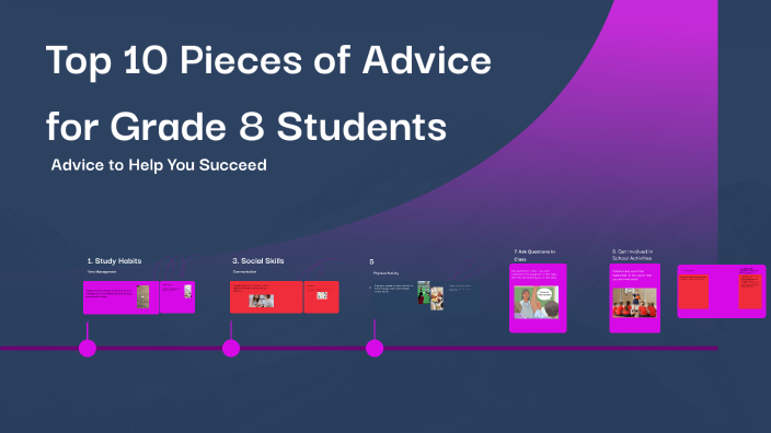 Top 10 Pieces of Advice for Grade 8 Students by David Hernandez ...