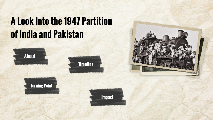 A Look Into the 1947 Partition of India and Pakistan by Syeda Hassan on ...