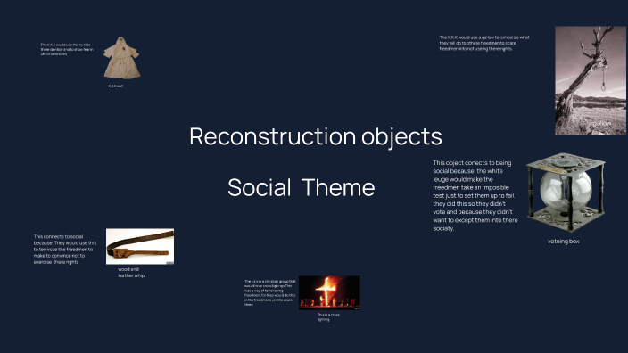 recnstruction objects by Alexander Hanley on Prezi