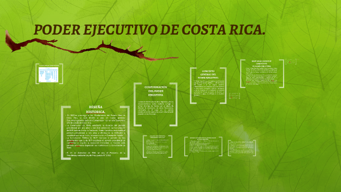 PODER EJECUTIVO DE COSTA RICA. by Ana Coro on Prezi