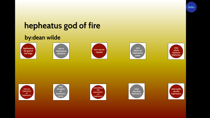 hepheatus god of fire by Dean Wilde on Prezi
