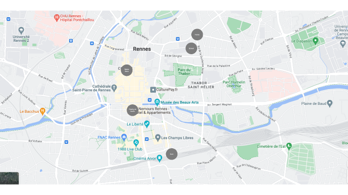 map of rennes by Poppy Morley on Prezi