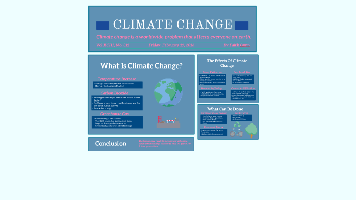 climate change by Faith Gunn