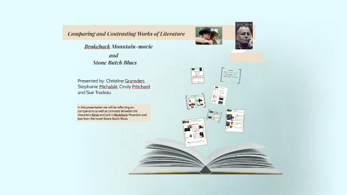 Comparing and Contrasting Works of Literature by Christine Gransden on ...