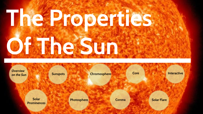 The properties of the sun+ by Erica Godsave on Prezi