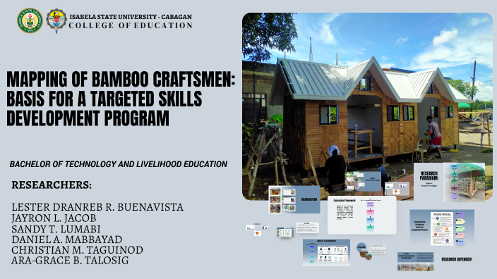 Study of Bamboo Craftsman's Skills: Basis for Skills Training and ...