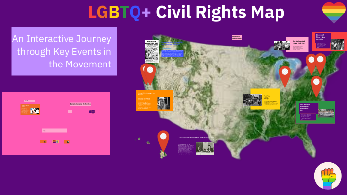 LGBTQ+ Civil Rights Map by Ian Pal on Prezi