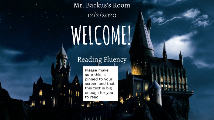 Announcement by Ryan Backus on Prezi