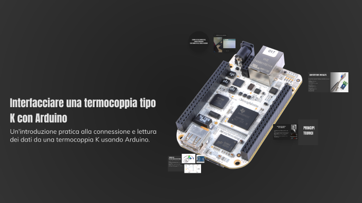 Interfacciare una termocoppia tipo K con Arduino by Elia Ciccocioppo on ...