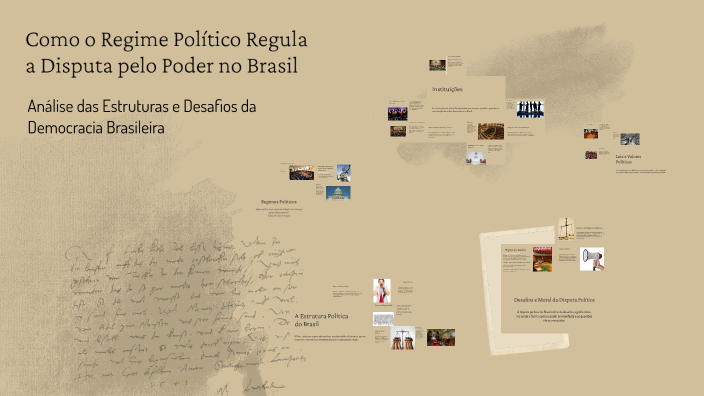 Como o Regime Político Regula a Disputa pelo Poder no Brasil by LIS ...